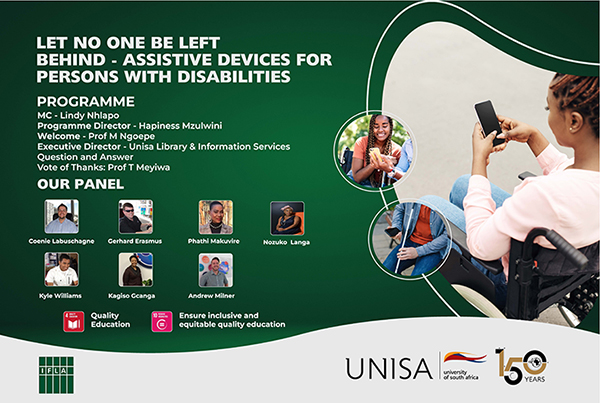 Boost for assistive device access at Unisa