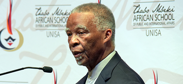 Conversations with former President and Unisa Chancellor, Dr Thabo Mbeki