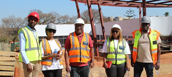 DHET gives thumbs up to construction progress at Unisa's Sunnyside Campus