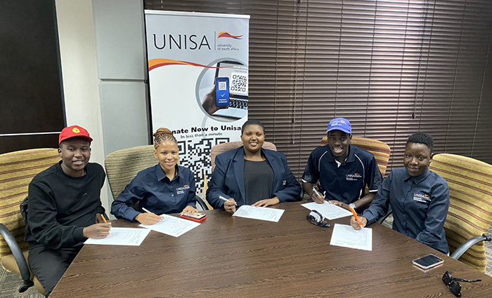 Unisa NSRC members pledge support for fund-raising campaign to reduce ...