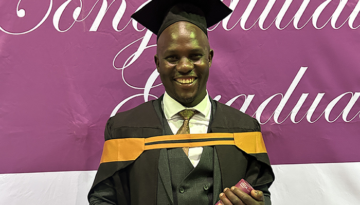Unisa graduate turns adversity into ambition