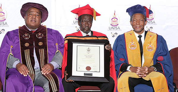 Unisa confers posthumous honorary degree to struggle stalwart Solomon ...