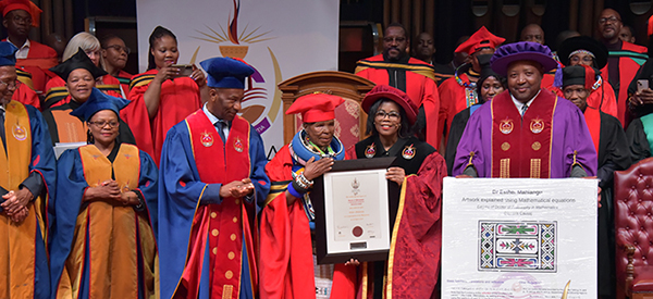 Unisa honours global icon Dr Esther Mahlangu for her mathematical ...