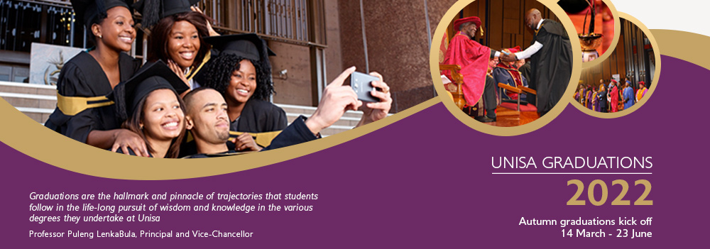 Autumn graduations kick off at Unisa