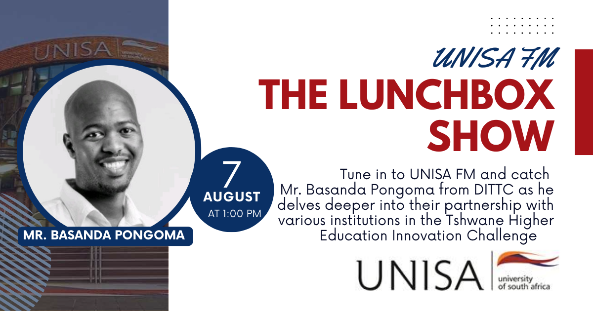 Unisa Radio interview with Mr Basanda Pongoma from the DITTC